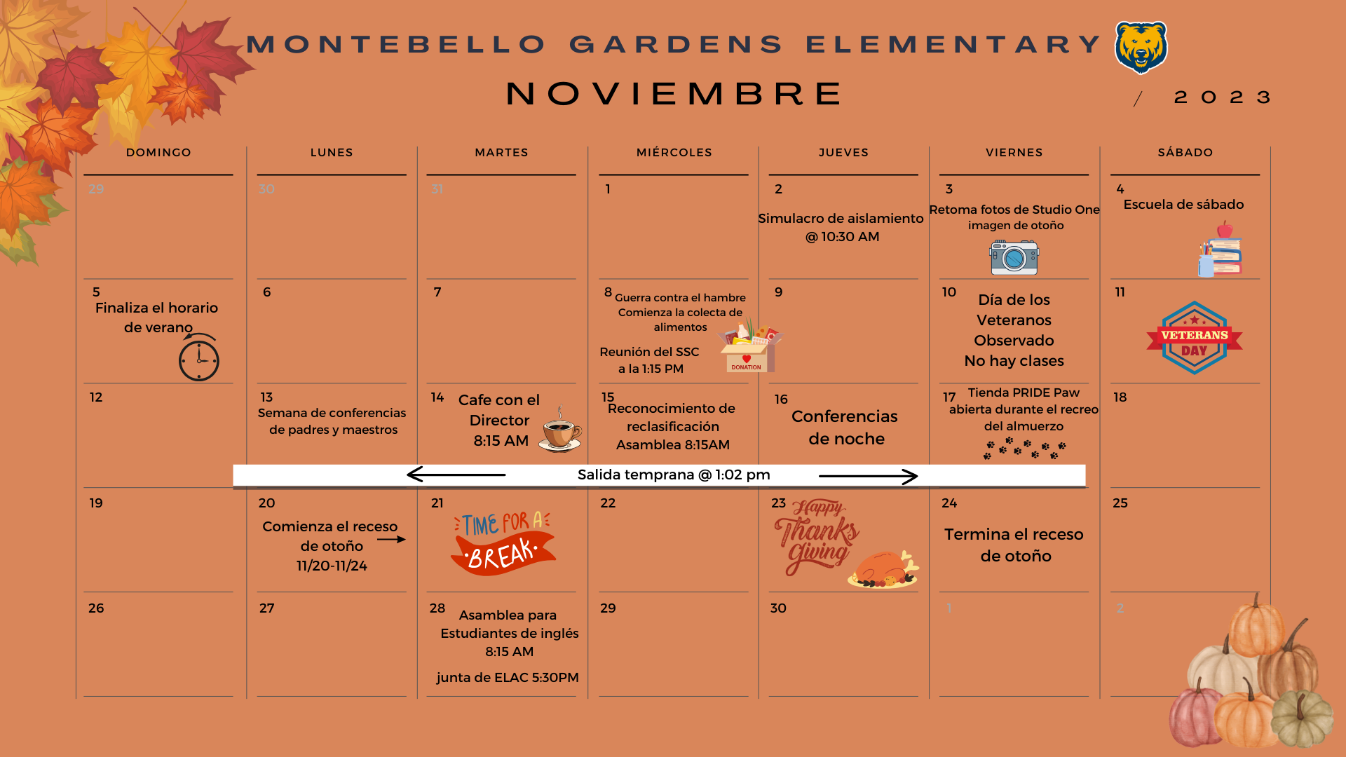 MGE's Latest News – Our School – Montebello Gardens Elementary School