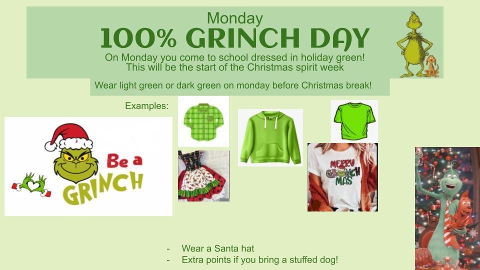 Holiday Spirit Week | PS 56 Harry Eichler