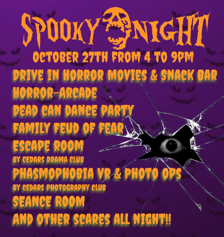 Spooky Night At Cedars High School Is This Friday, 4pm to 9pm | Cedars ...