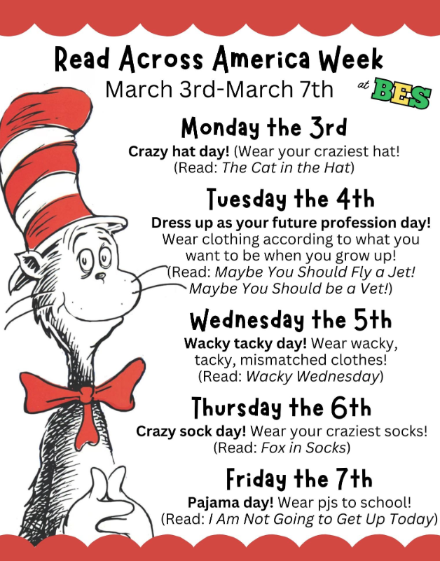 Read Across America Week | Buchanan Elementary School