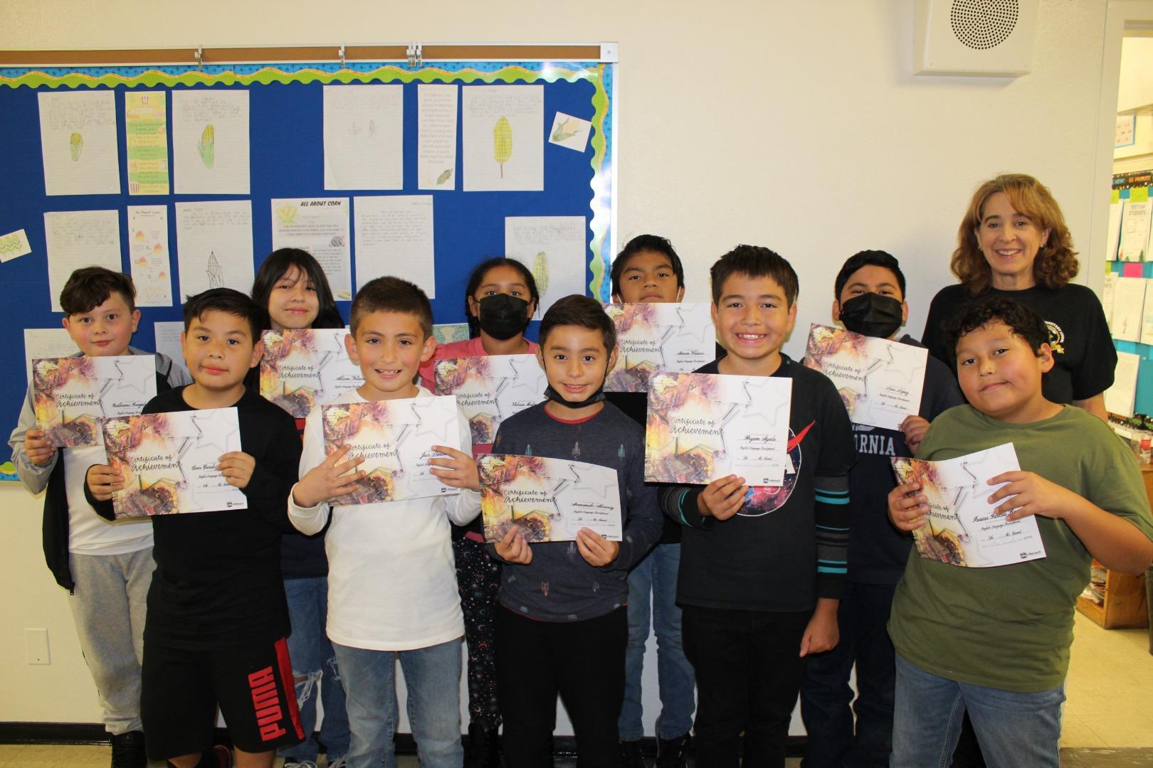 Student Awards December 2022 – Students – O'Melveny Elementary