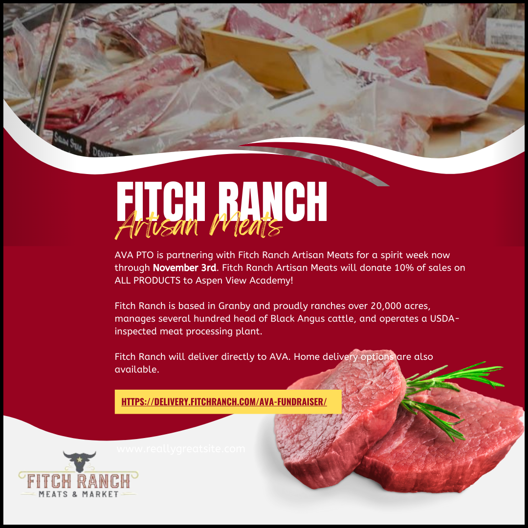Fitch Ranch Artisan Meats - Order now! | Aspen View Academy