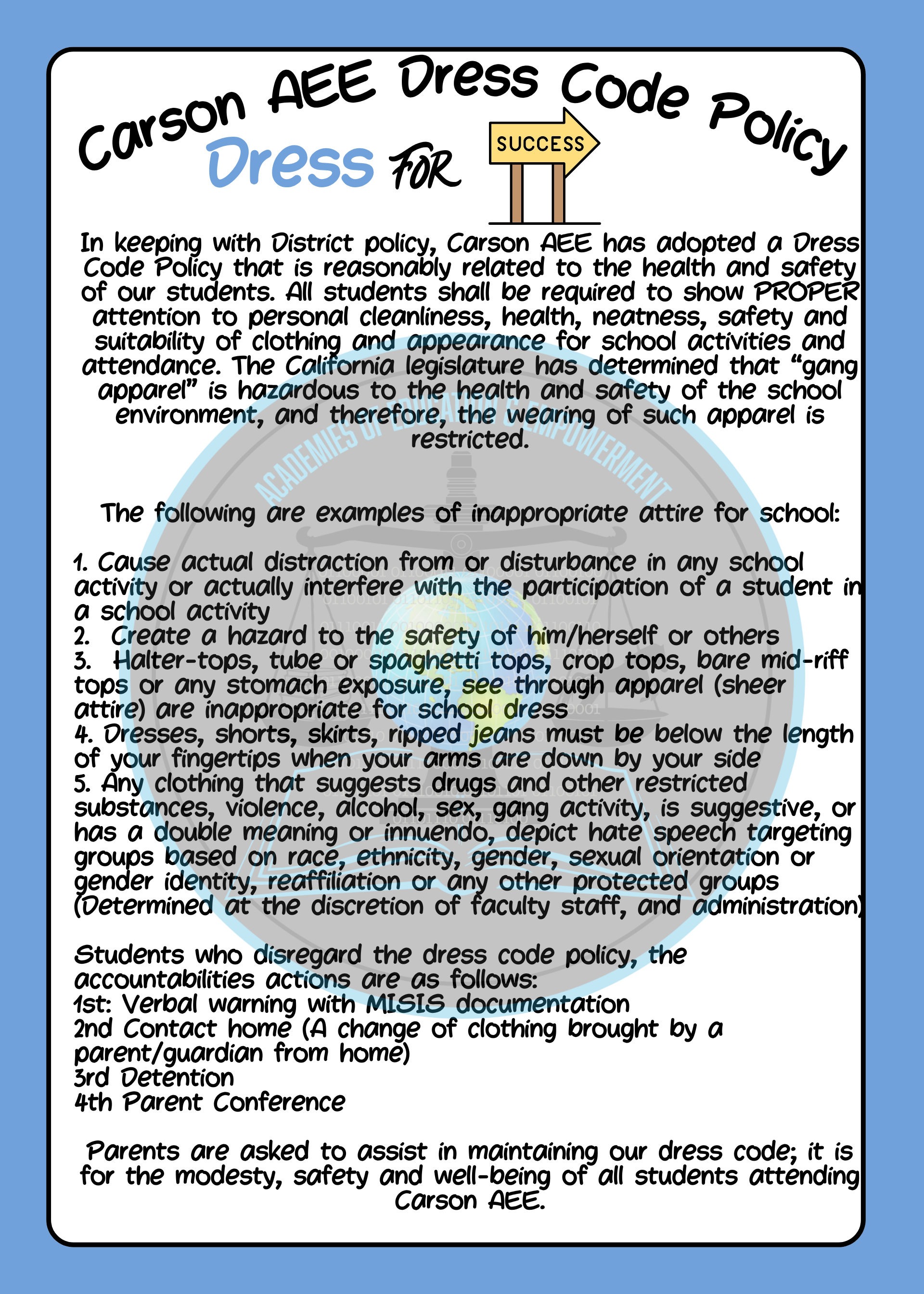 AEE Policies – Our School – Academies of Education and Empowerment at ...
