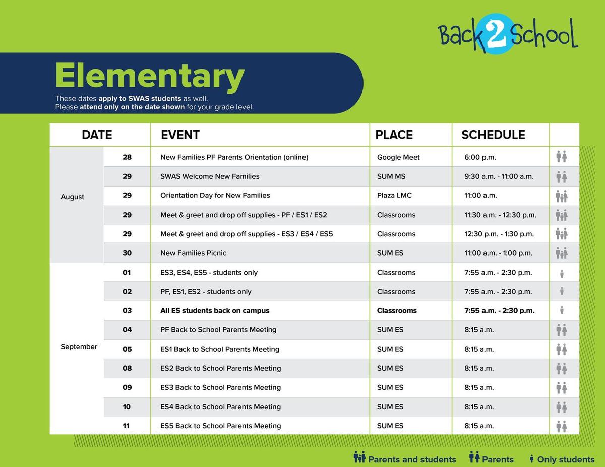 Back to School - School year 25-26