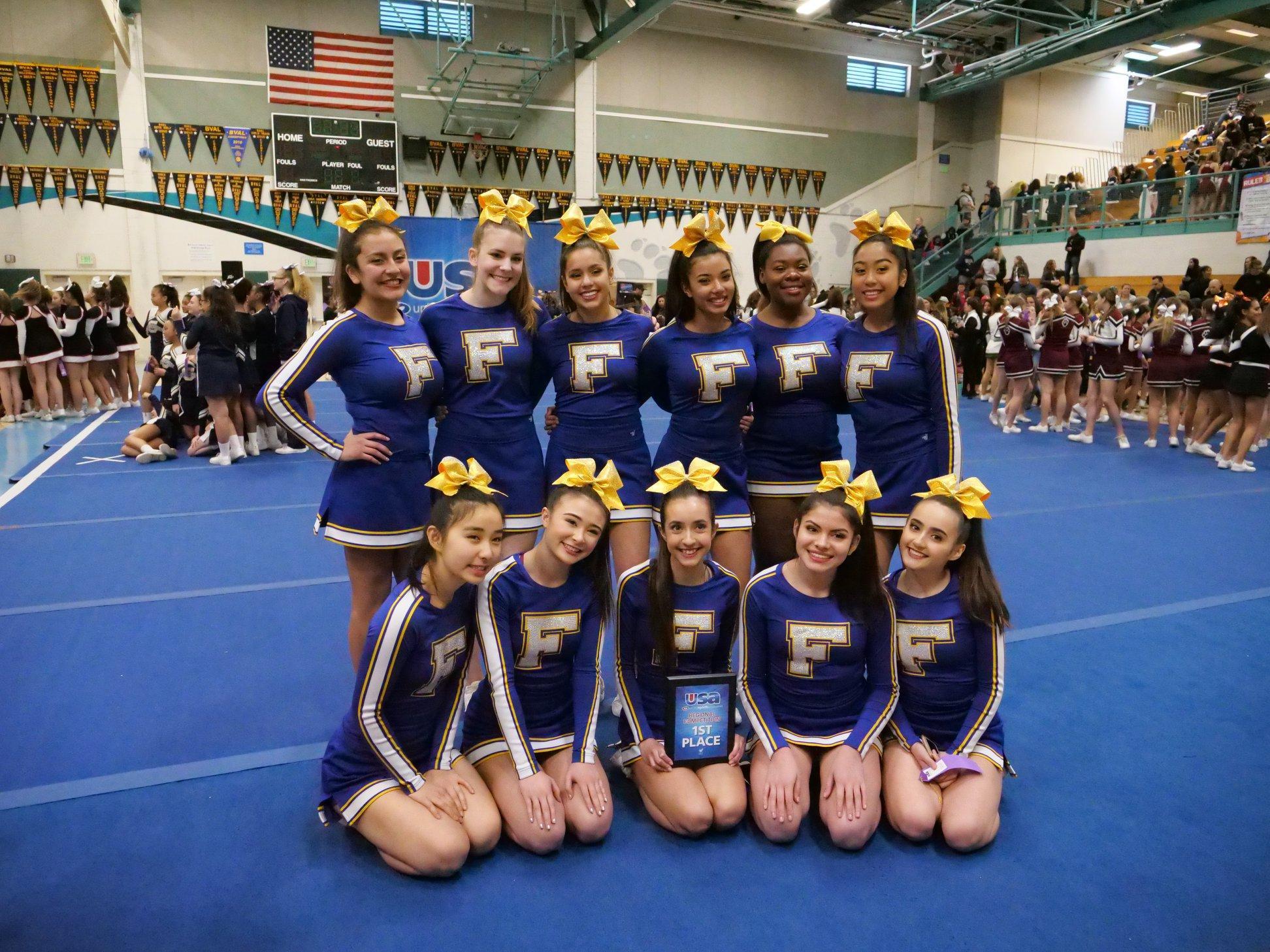 JV Competition Cheer – Cheerleading – Foothill High School