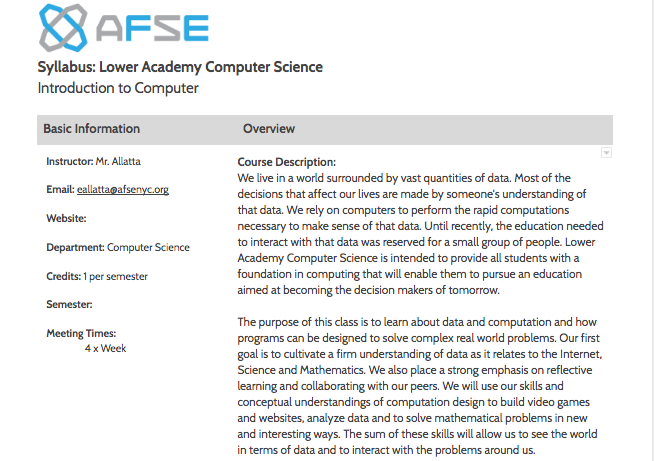 Computer Science – Computer Science – Academy For Software Engineering
