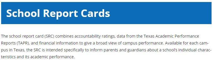 School Report Card – Parents – Austin Elementary