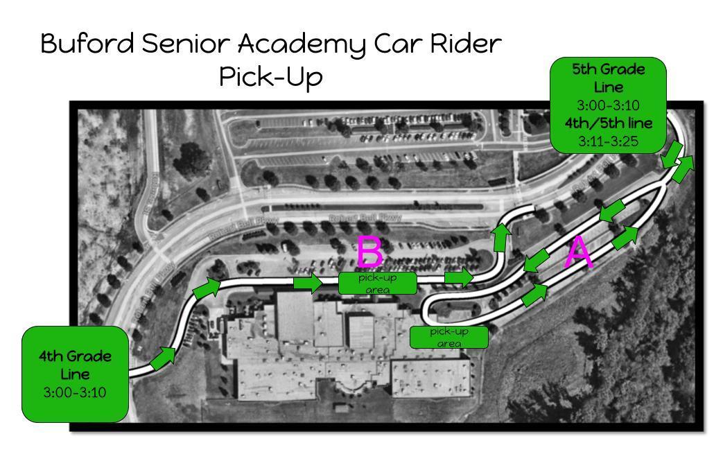 Car Riders – Transportation – Buford Senior Academy