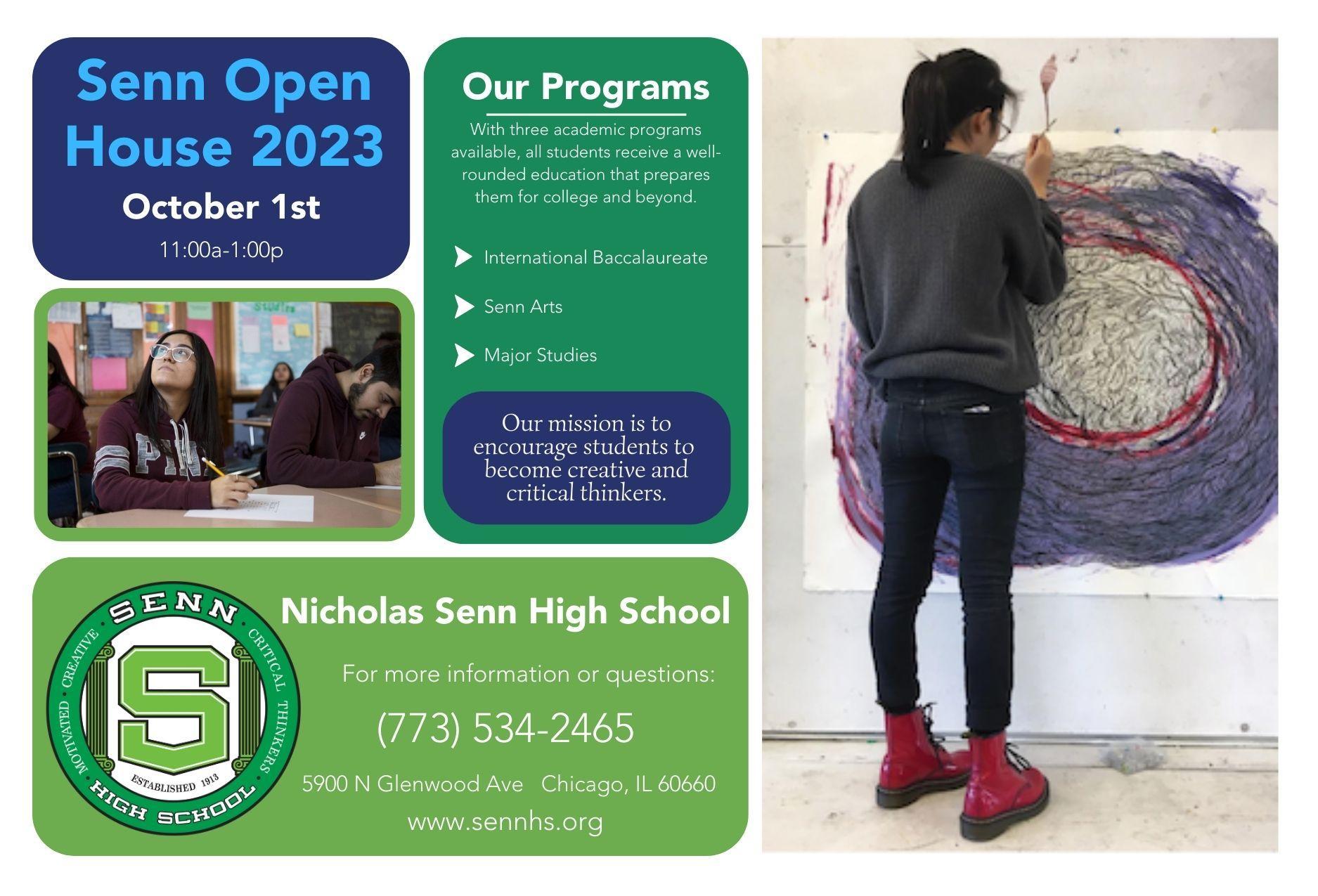 Tour Dates - Admissions - Senn High School