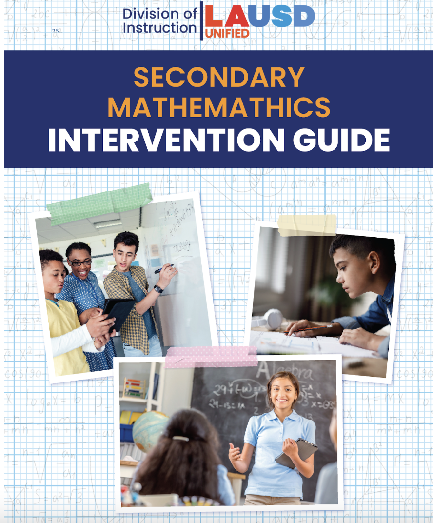 Intervention - Secondary – Secondary Mathematics – P-12 Instruction