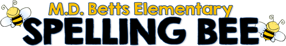 Spelling Bee – Welcome to Betts Library – Betts Elementary
