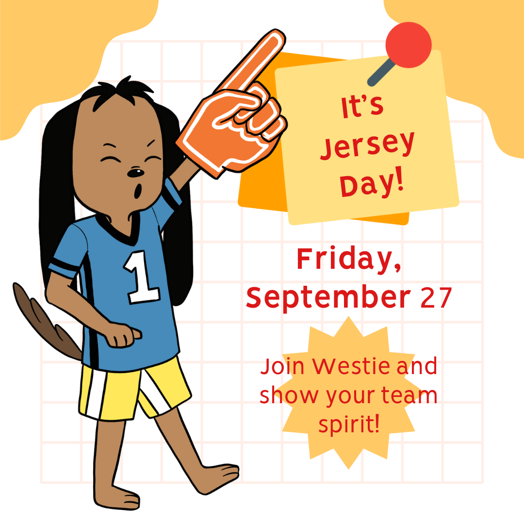 Jersey Day THIS FRIDAY (09/27) | Westwood Charter Elementary