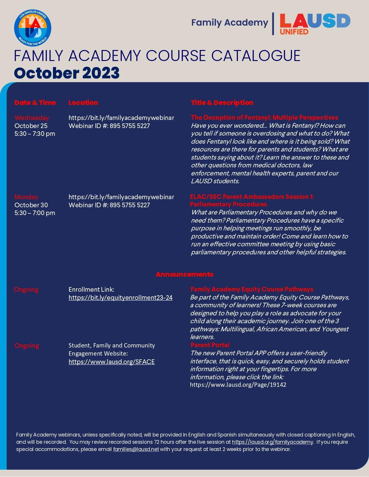 Parent Center – Parents & Students – Stephen M White Middle School