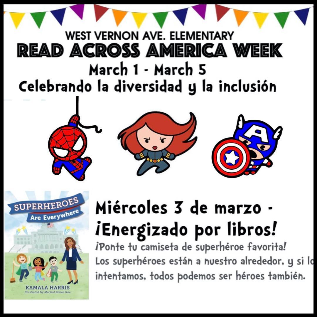 Read Across America 20-21 – Our School – West Vernon Avenue Elementary