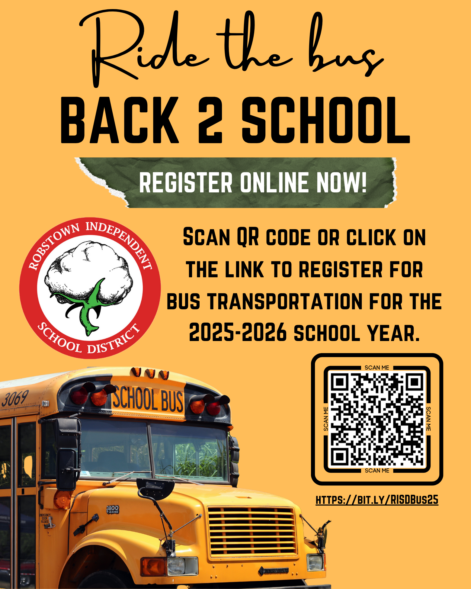 Bus Registration – Transportation – Robstown Independent School District