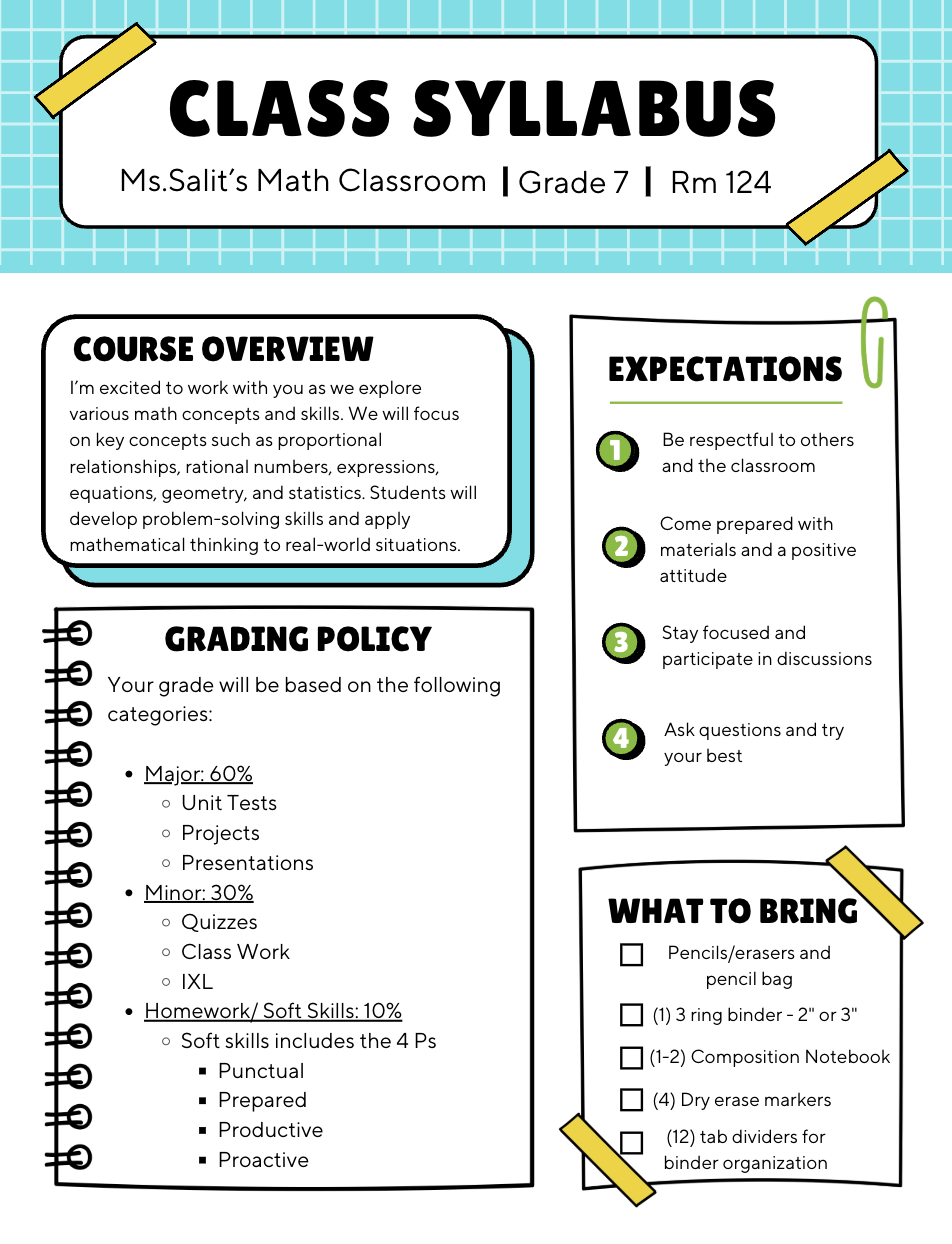 Syllabus / Grading Policy – Crystal Salit – Texas School for the Deaf