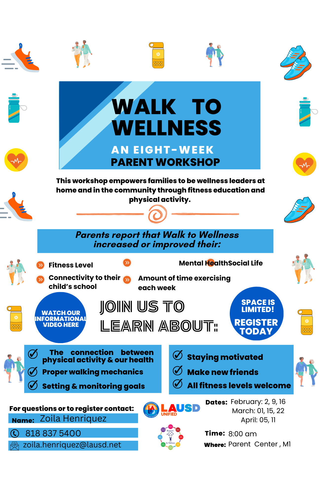 Parent Workshops – Parent and Community Center – San Fernando Middle School