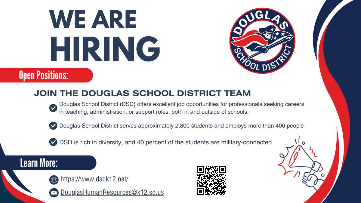 Douglas School District Job Opportunties | Douglas School District