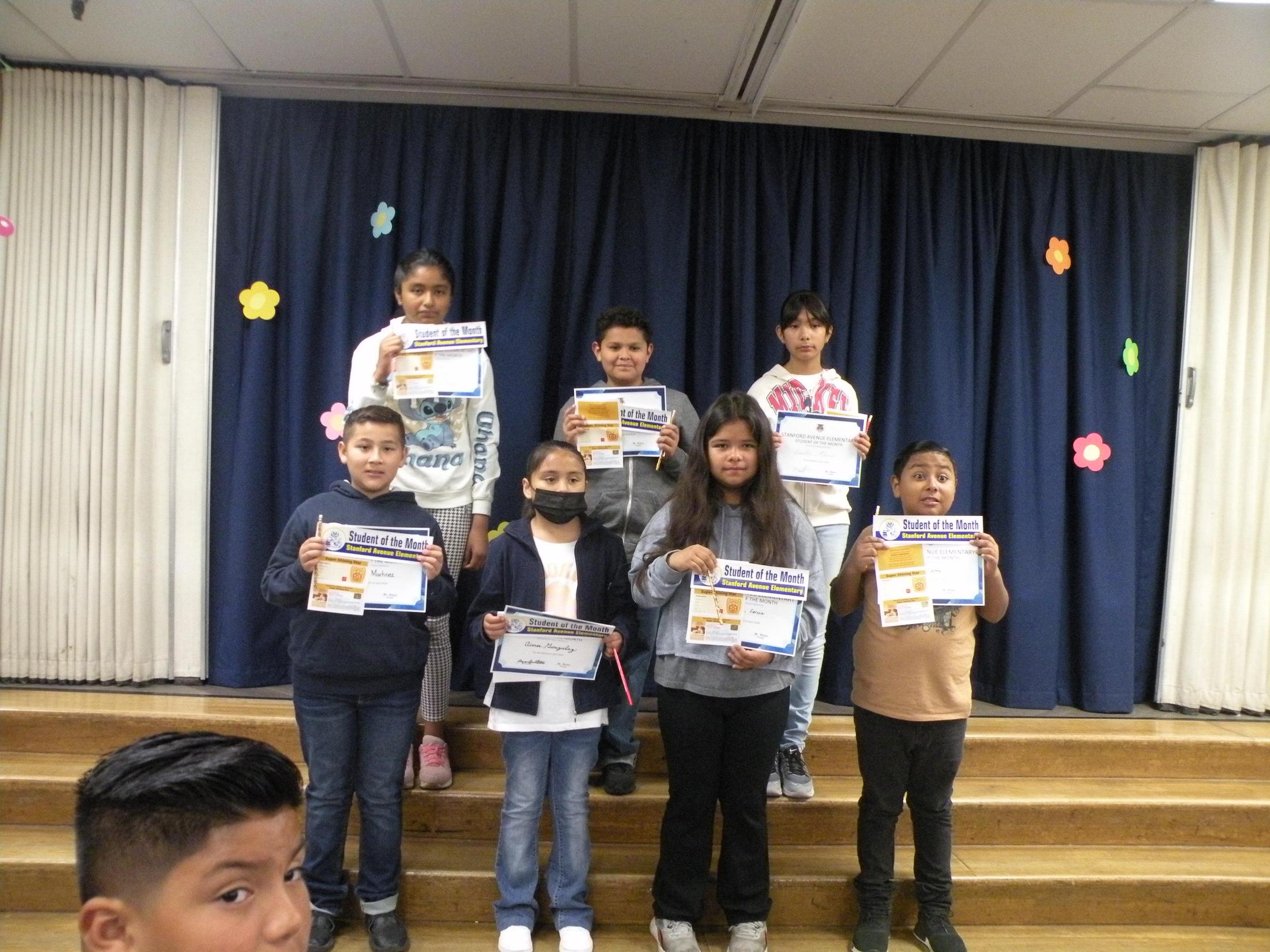Awards – Students – Stanford Avenue Elementary