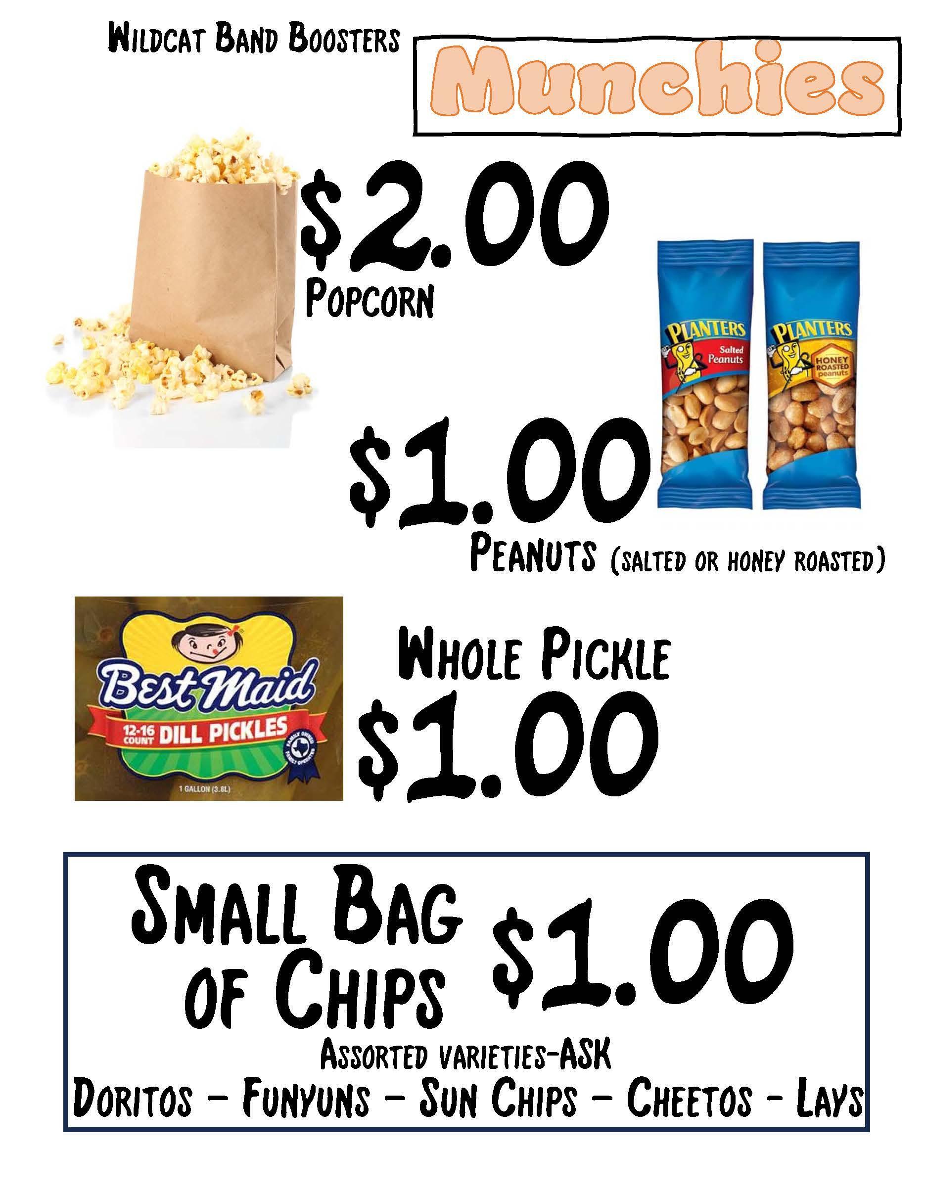2023 Football Concessions Menu – The Wildcat Band – Wink-Loving ...