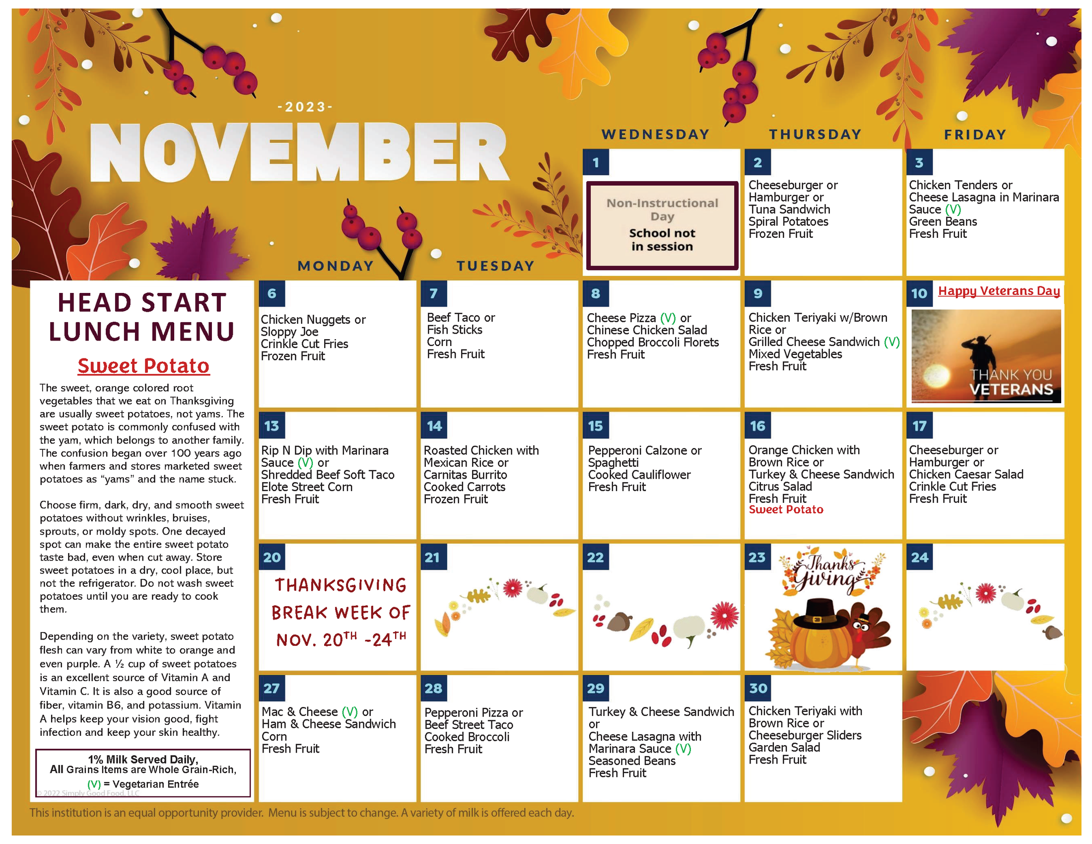 Menus – Nutrition Services – Montebello Unified School District