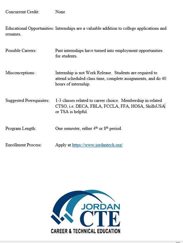 CTE – Academics – Mountain Ridge High School