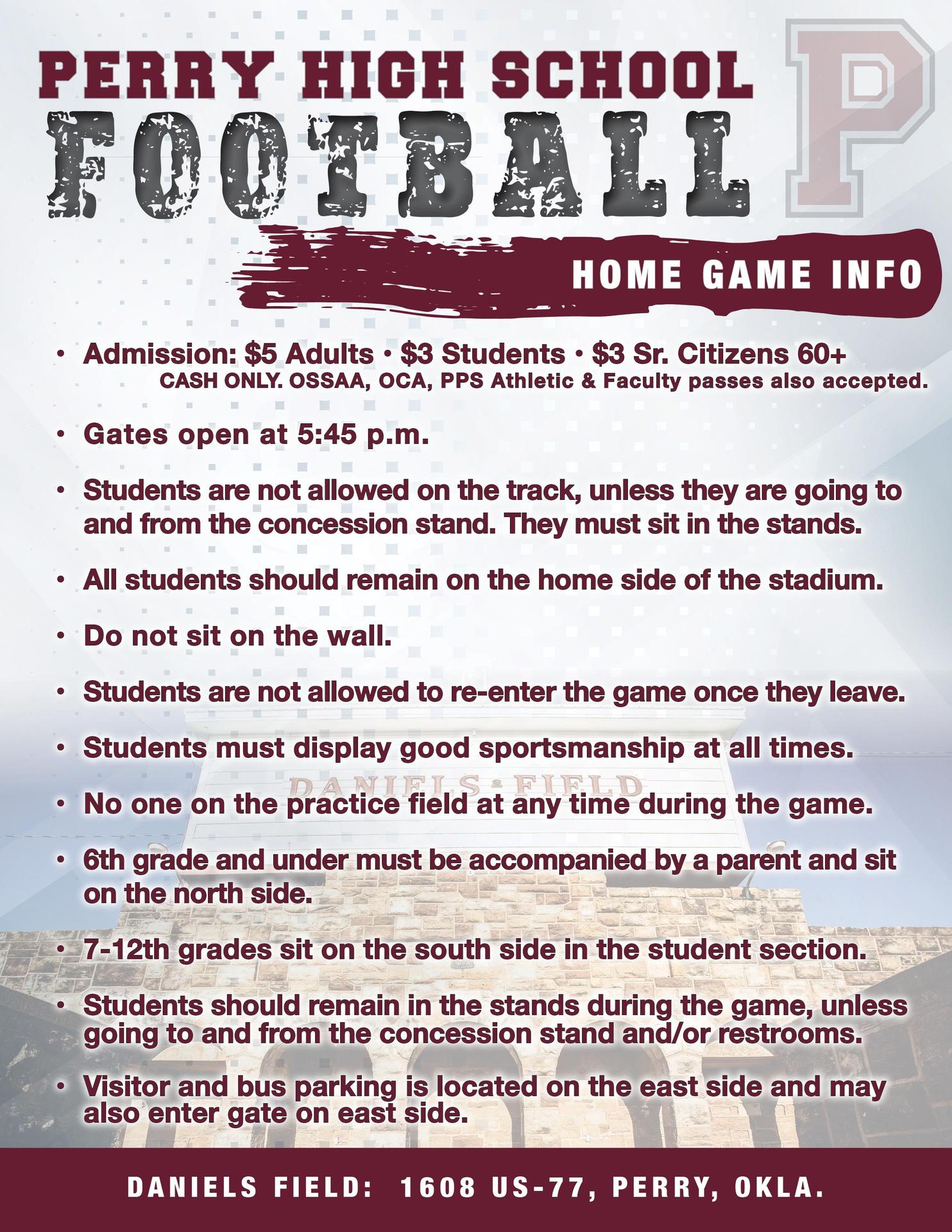 Football - Athletic Department - Perry Public Schools