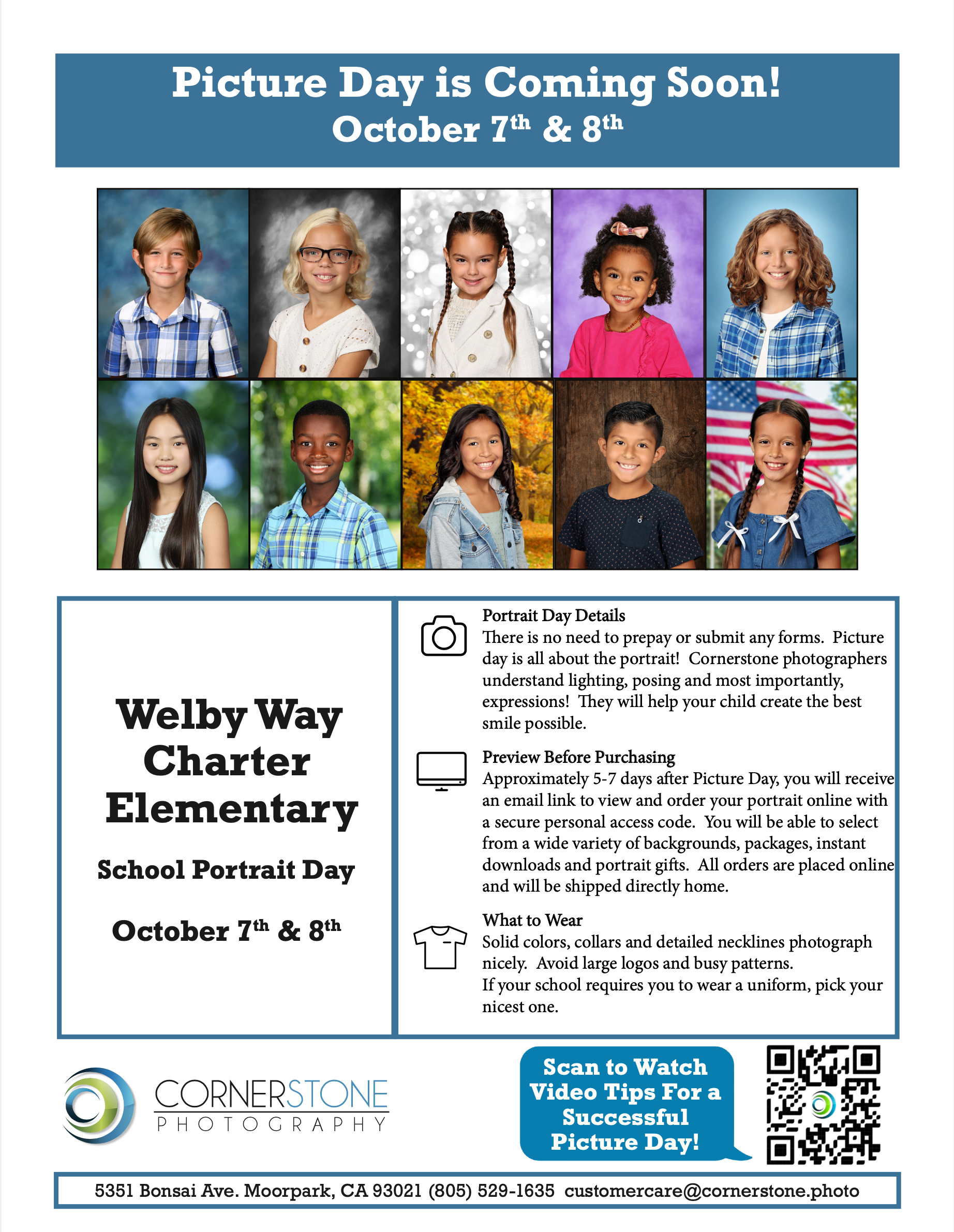 Picture Day is Coming Soon! – POWW Events – Welby Way Charter ...