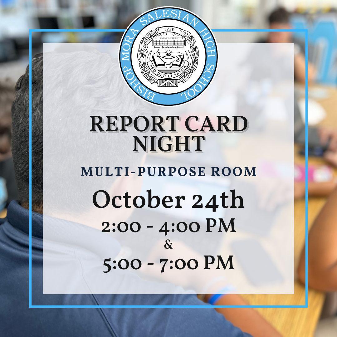 Report Card Night | Bishop Mora Salesian High School