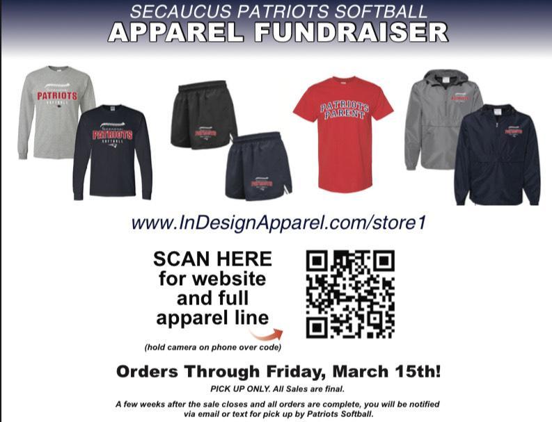 Secaucus Patriots Softball Fundraiser | Secaucus High School