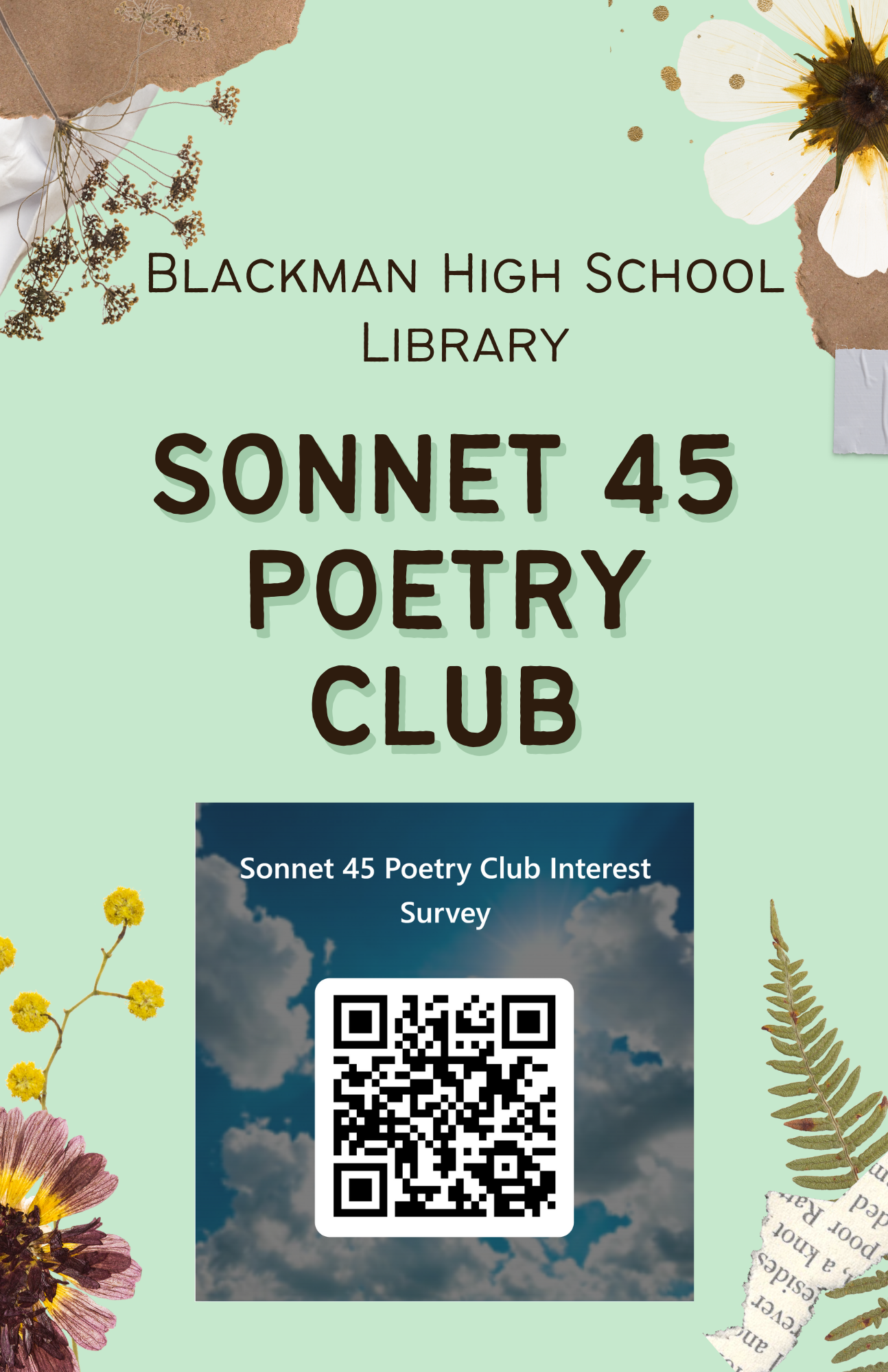 Poetry Club – Poetry Club – Blackman High School