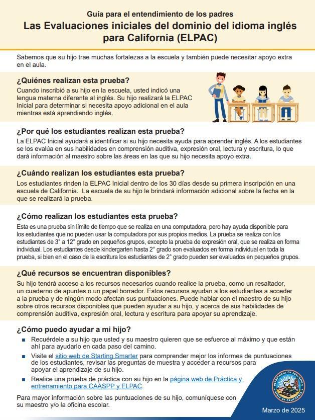 ELPAC for Guardians & Families – Equity, Multilingual Learners and ...