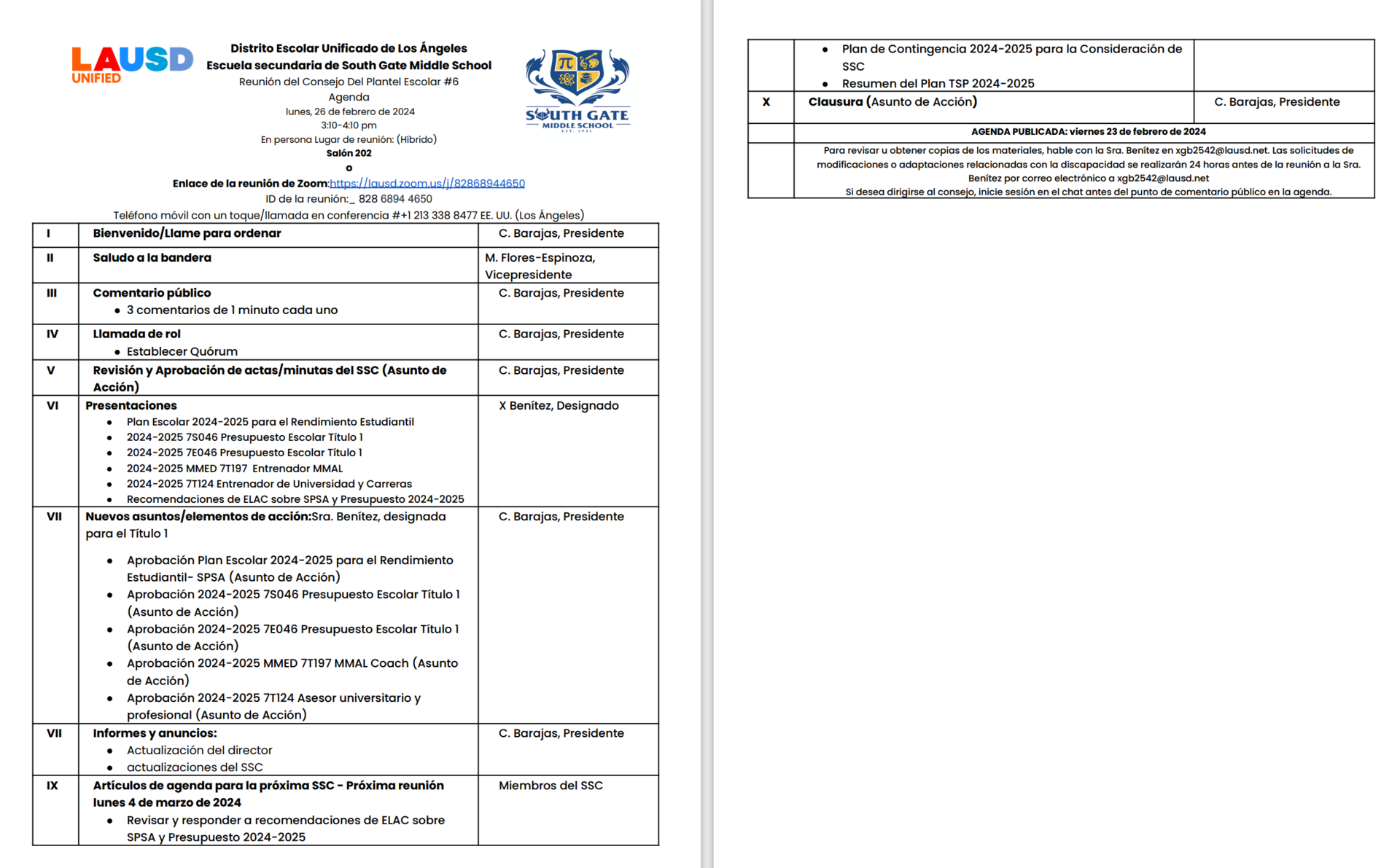 Title I - SPSA & School Site Council – Title I - SPSA & School Site ...