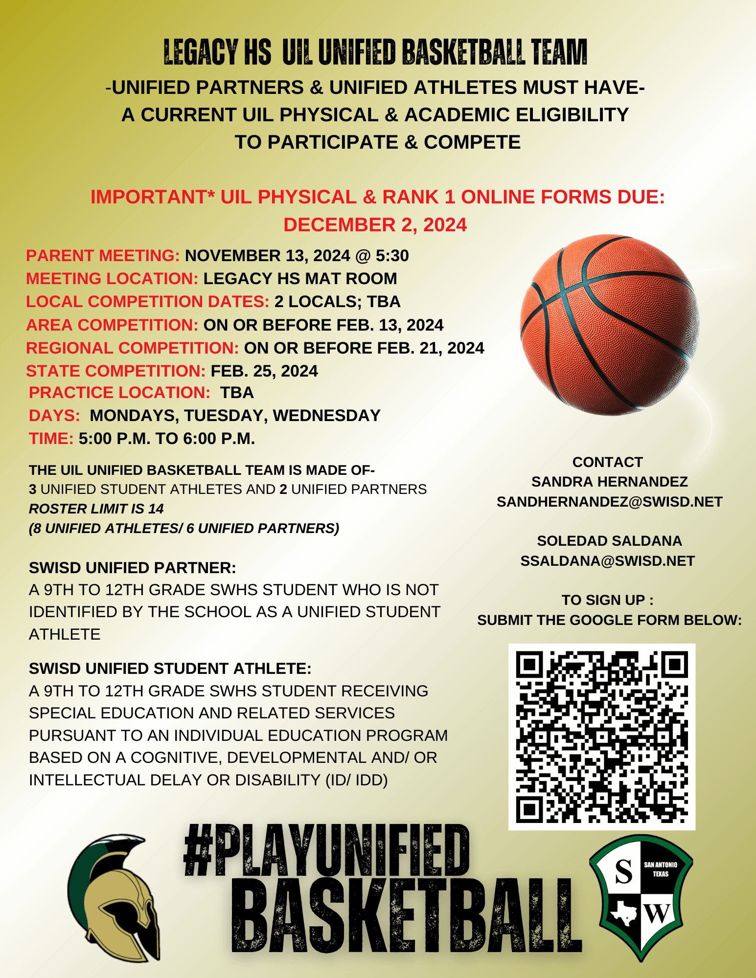 SW Legacy High School – Athletics – Southwest Independent School District