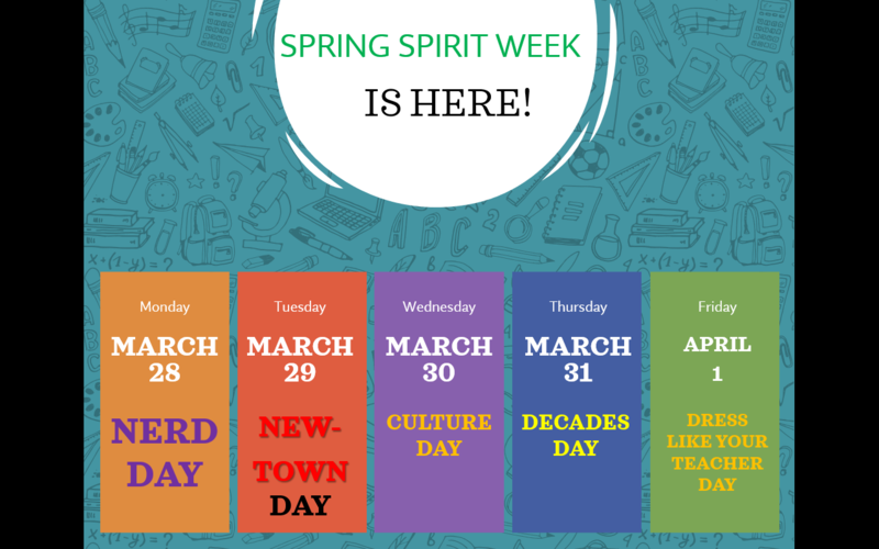 Spring Spirit Week! | Newtown High School