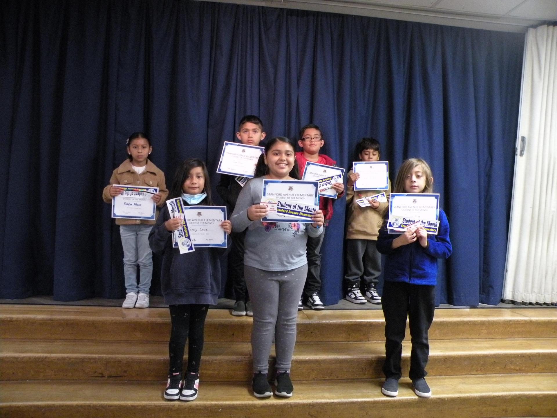 Awards – Students – Stanford Avenue Elementary