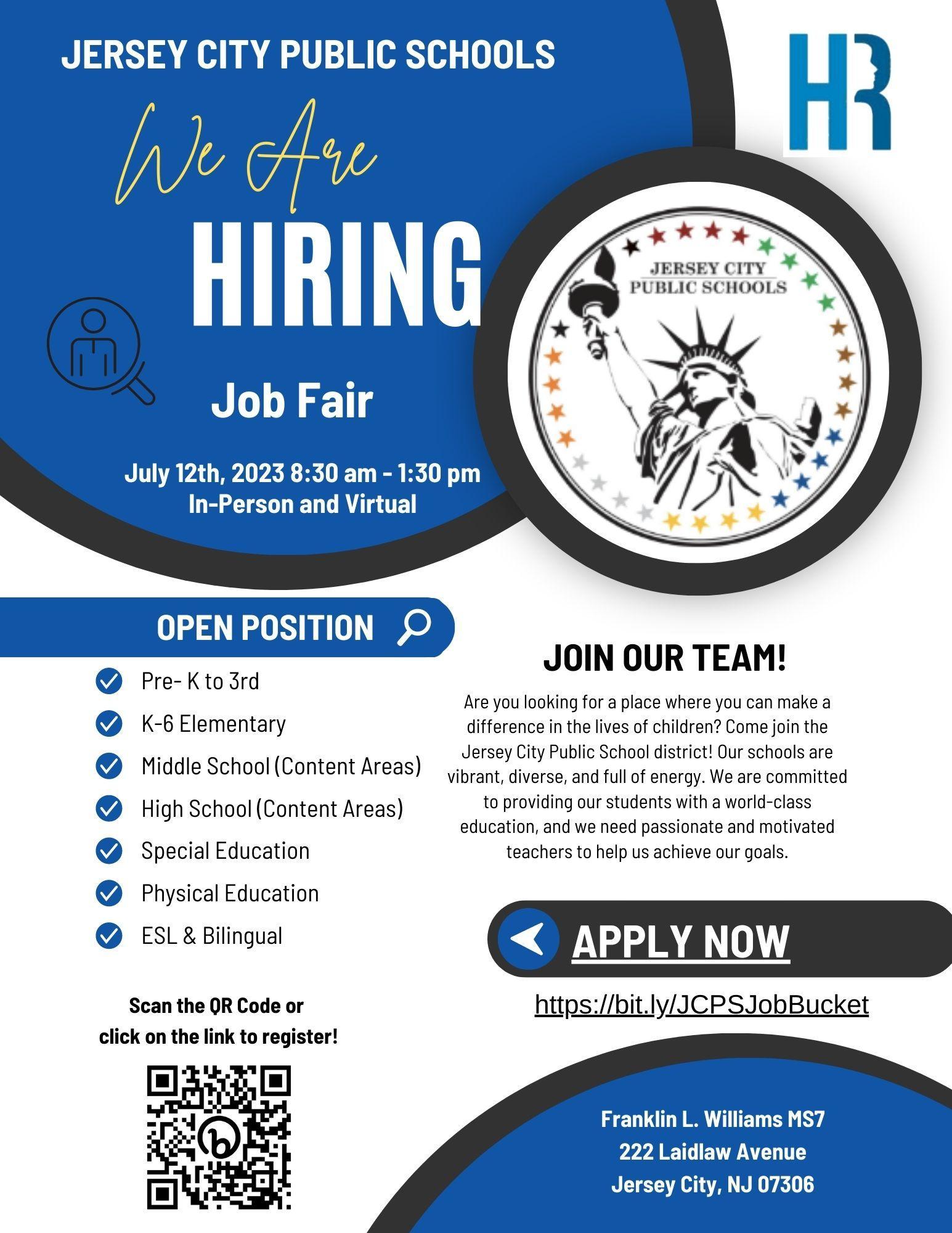 JCPS Job Fair James J Ferris High School