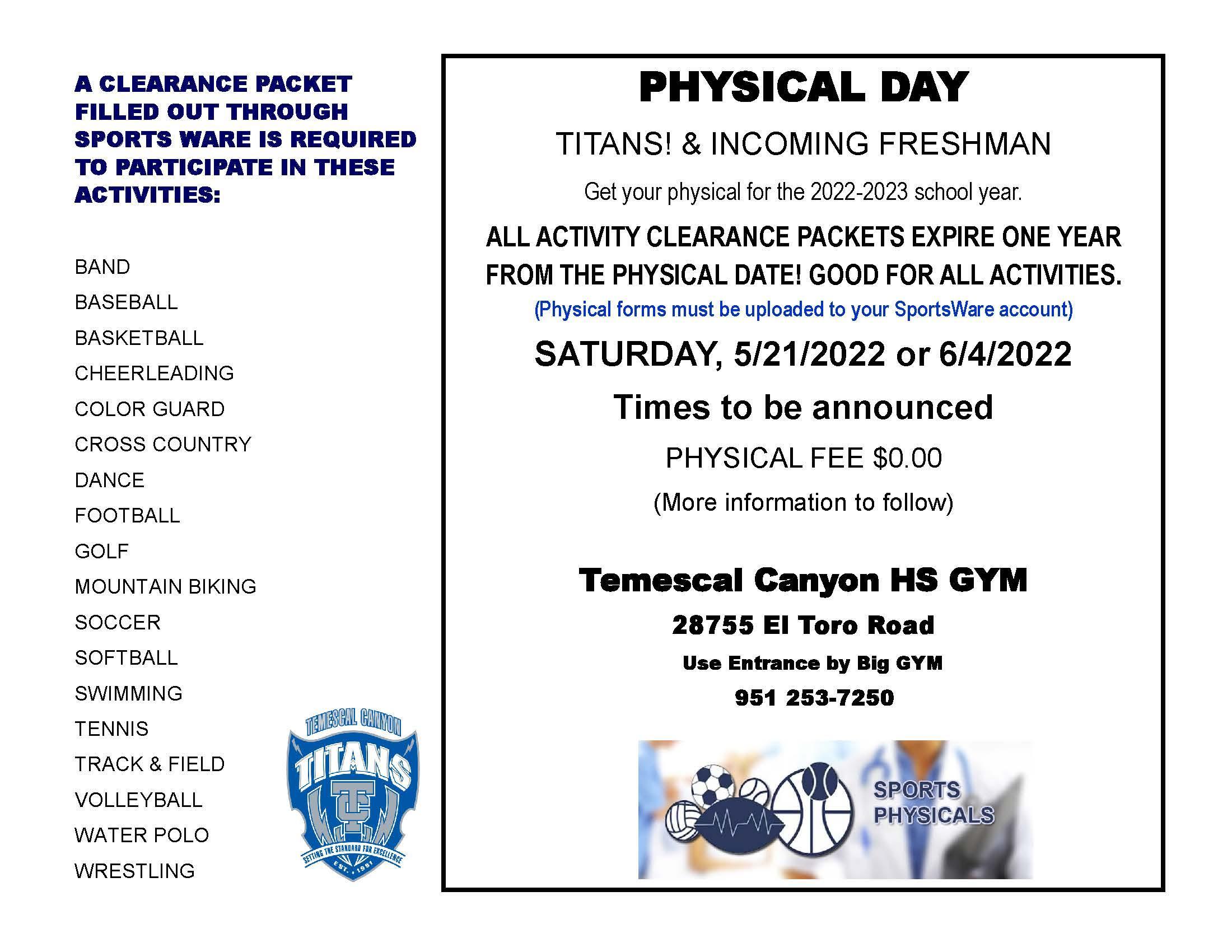 SWIMMING – Swimming (Boys & Girls) – Temescal Canyon High School