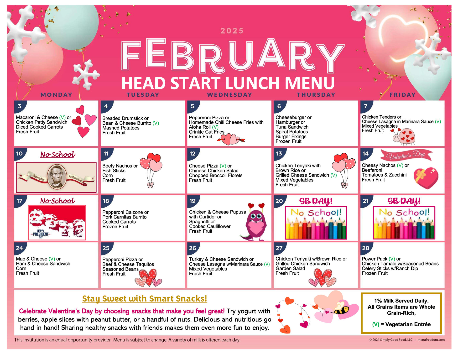 Menus – Nutrition Services – Montebello Unified School District