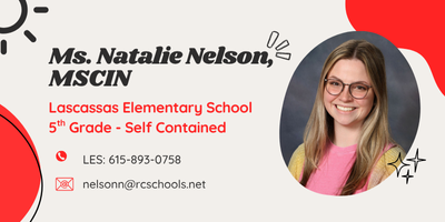 Meet the Teacher – Natalie Nelson – Lascassas Elementary School