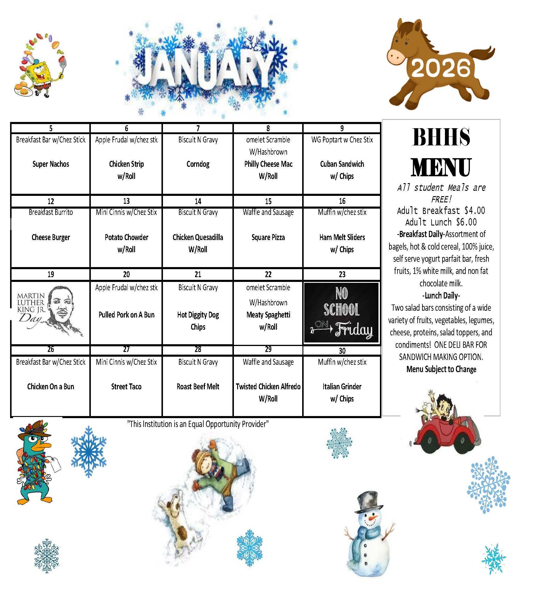 Daily Menus - Parent and Student Resources - Brookings-Harbor School ...
