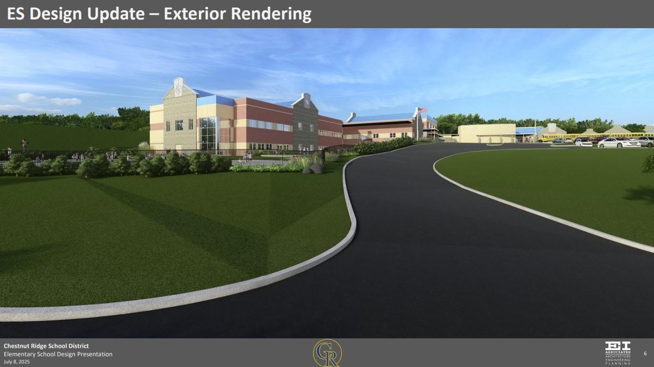 Initial Renderings – CR Elementary Project – Chestnut Ridge School District