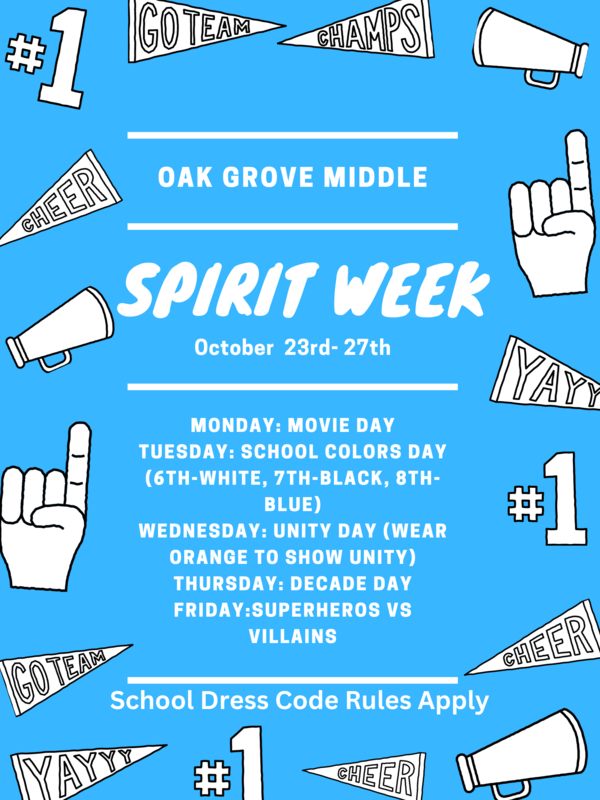 Spirit Week | Oak Grove Middle School