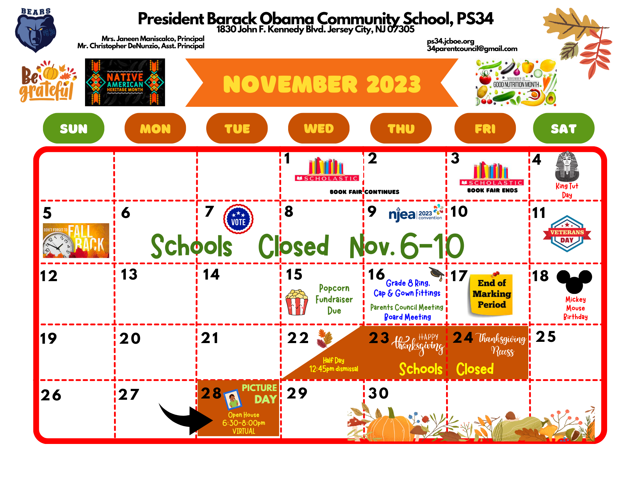 Staff Directory | President Barack Obama Community School, PS #34