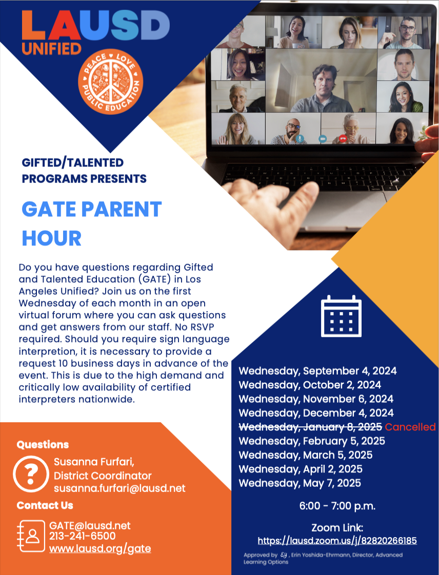 Gifted And Talented Education – GATE – STEAM Virtual Academy