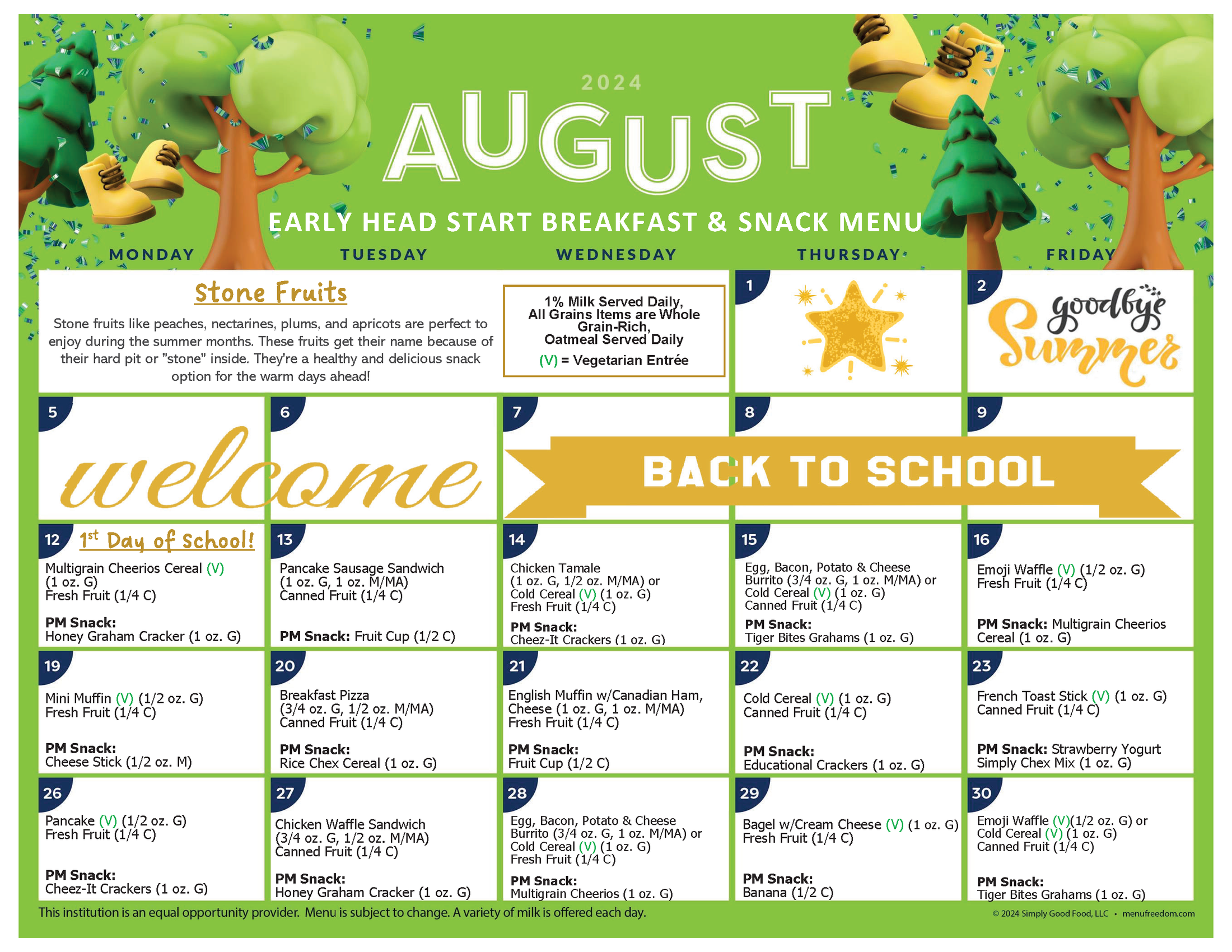 Menus – Nutrition Services – Montebello Unified School District