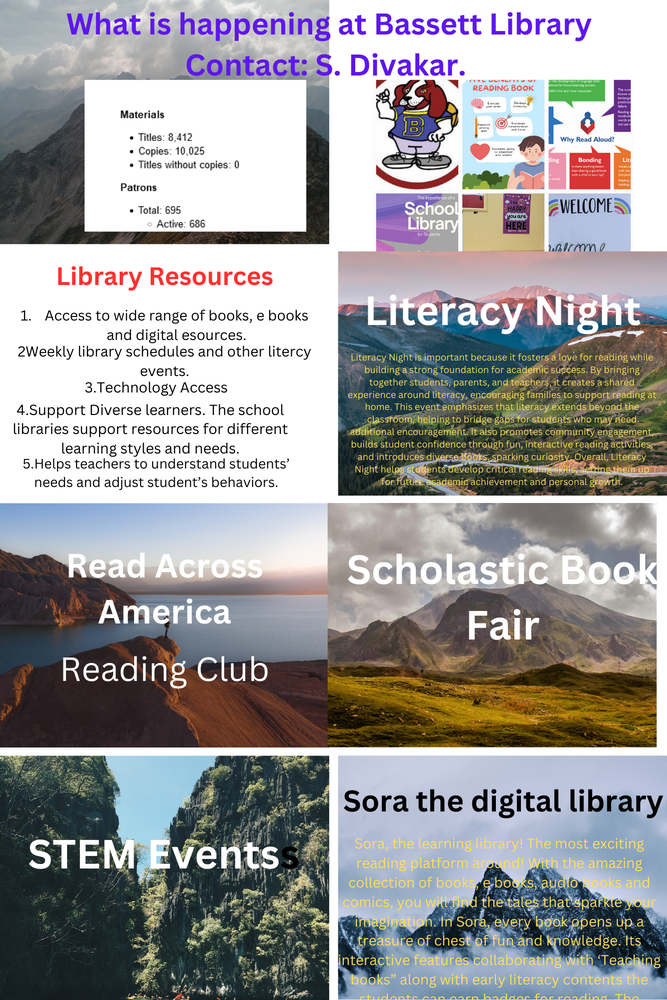 Posts – School Librarian Sheeba Divakar – Bassett Street Elementary