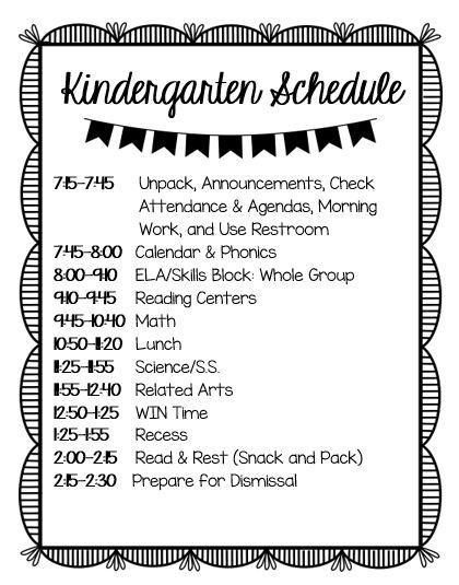 Daily Schedule & Related Arts Schedule – Brittany Bounlisavong ...