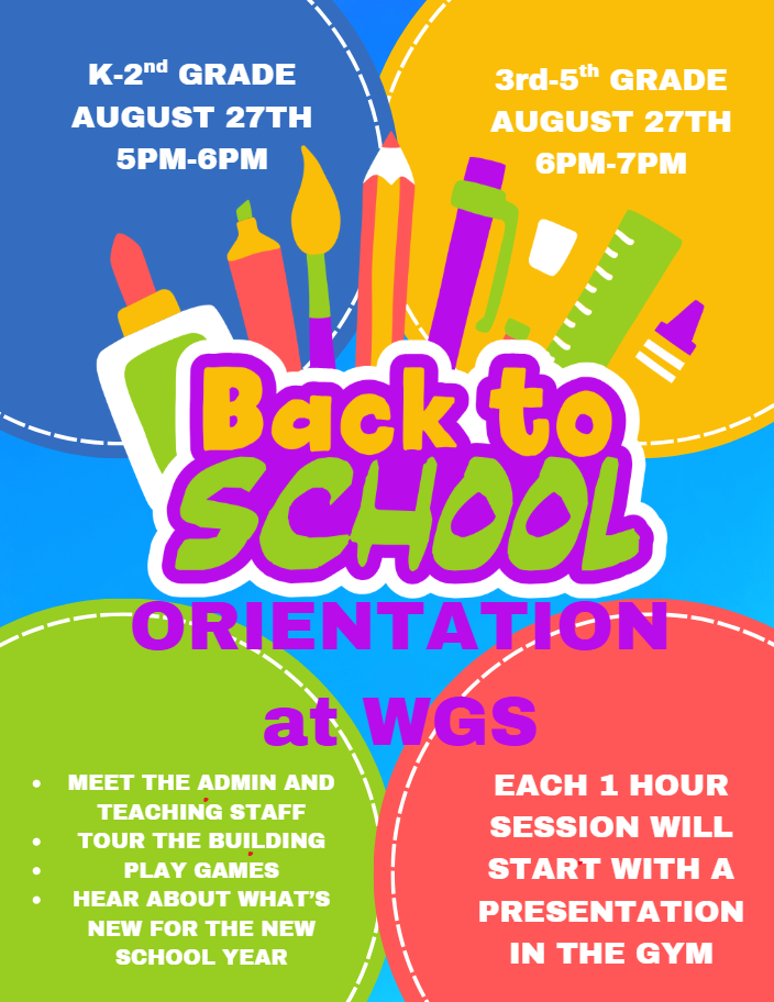 School Orientation – Parents – Warrenton Grade School