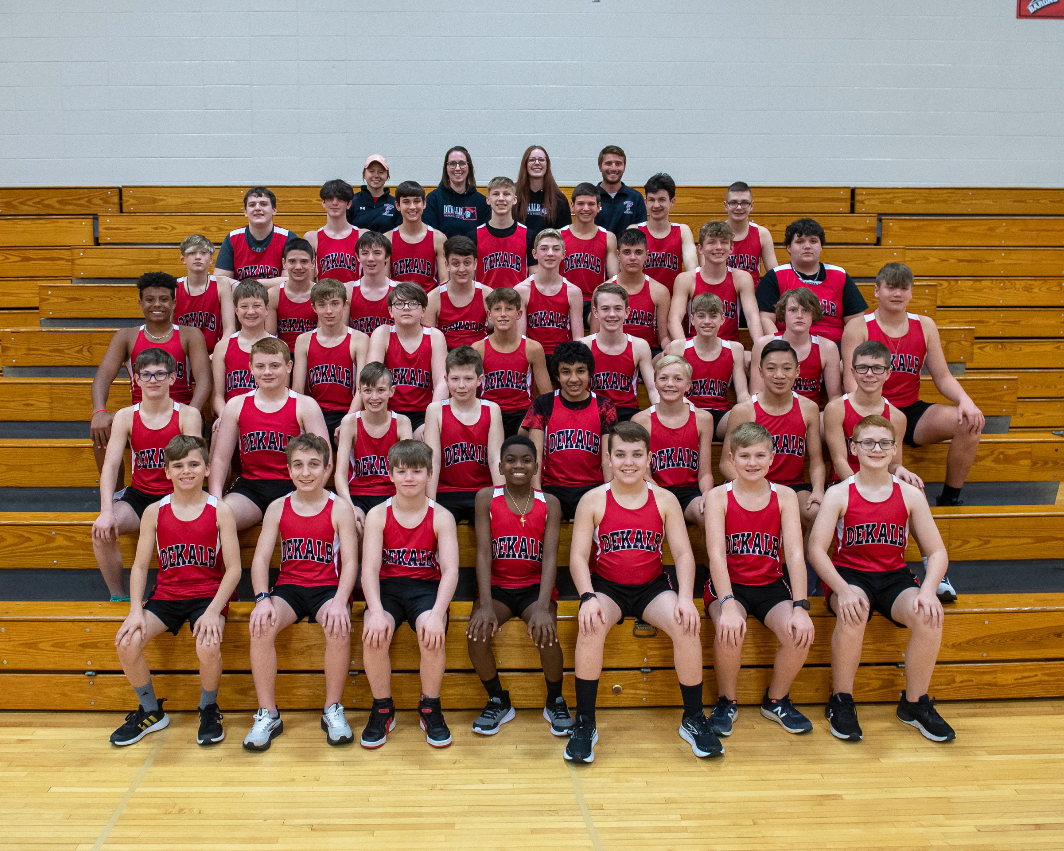 High School Boys Track Team